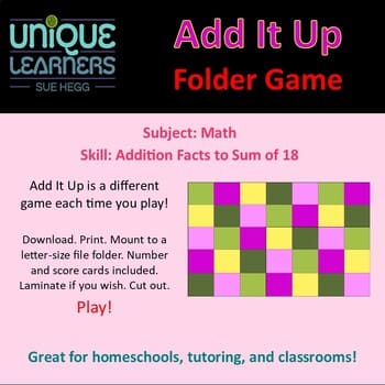 Add It Up – Sums to 18